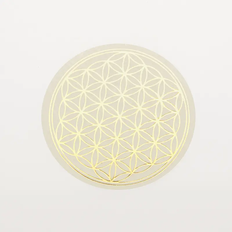 Blume des Lebens, Aufkleber, Goldprägung | Blume des Lebens ... Blume des Lebens, Aufkleber, Goldprägung | Blume des Lebens ...